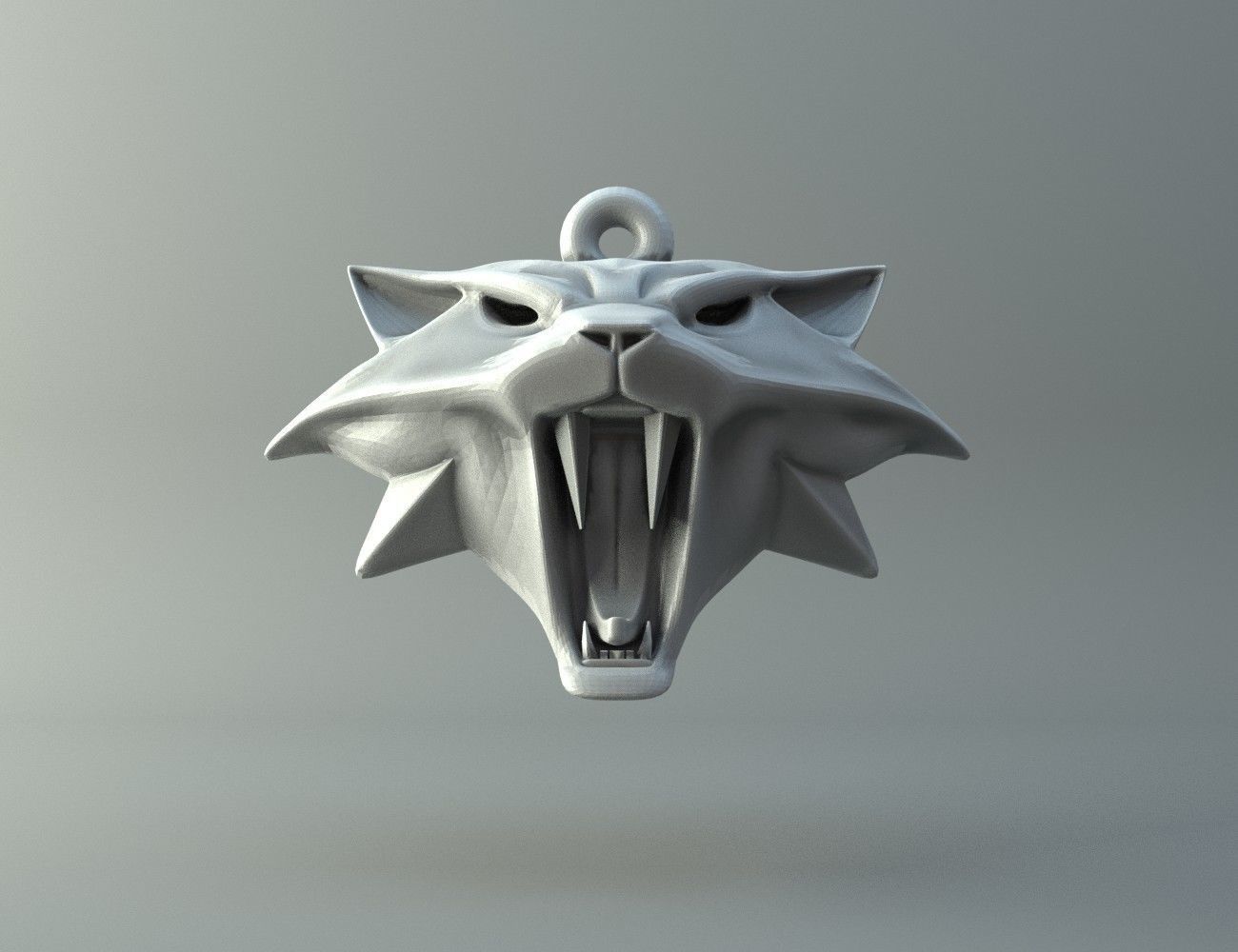 Cat School Medallion -The Witcher free 3D model 3D printable | CGTrader