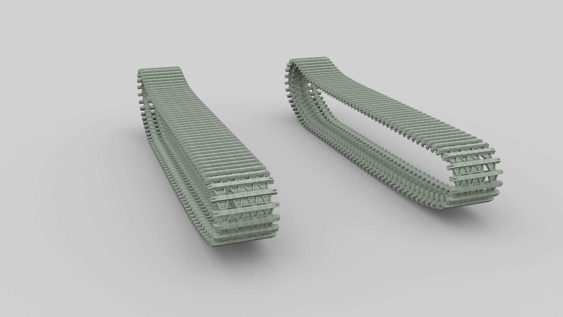 Tank Tracks 3D model | CGTrader