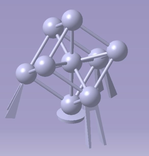 Atomium metal structure 3D model 3D printable | CGTrader