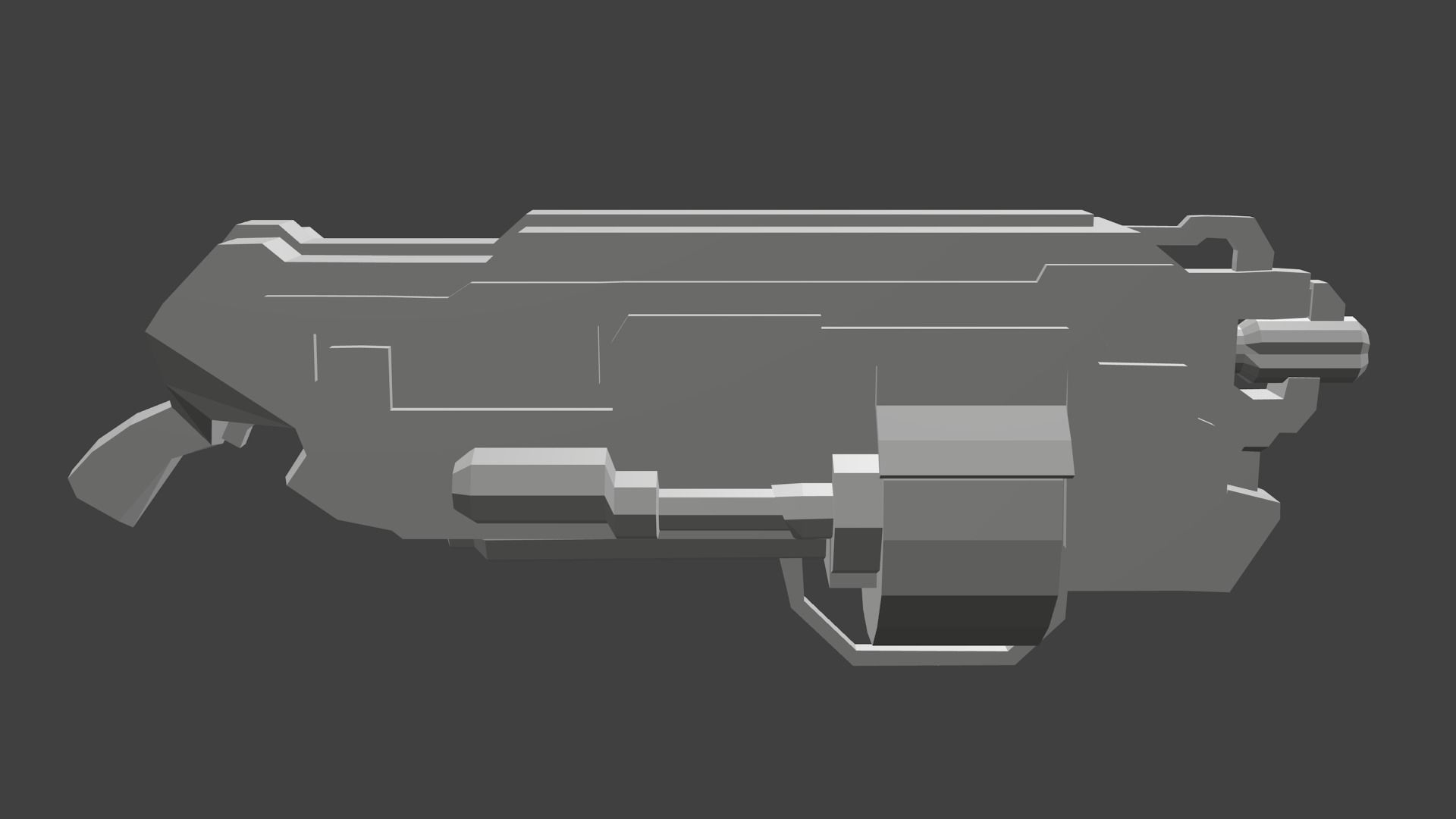 Low Poly Gun free VR / AR / low-poly 3D model | CGTrader