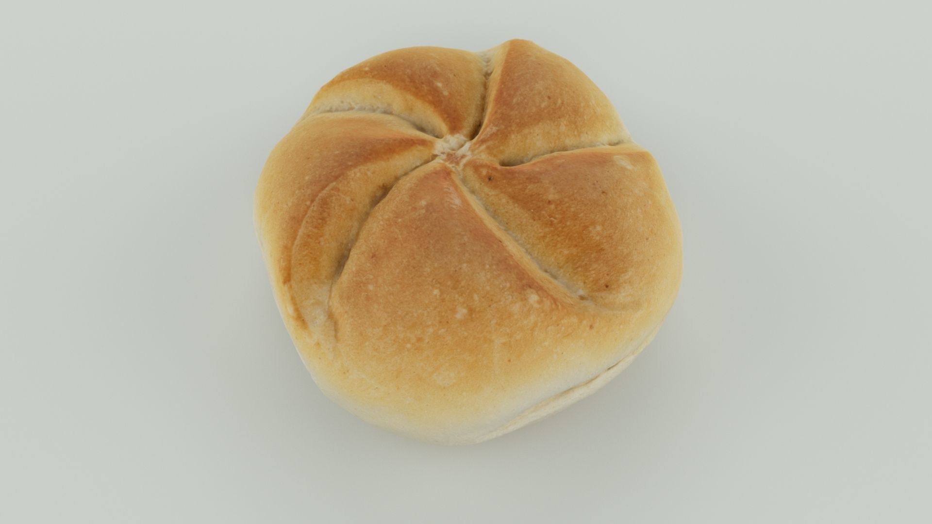 3d scan bread roll - wolfmayr semmel 2 3D model | CGTrader