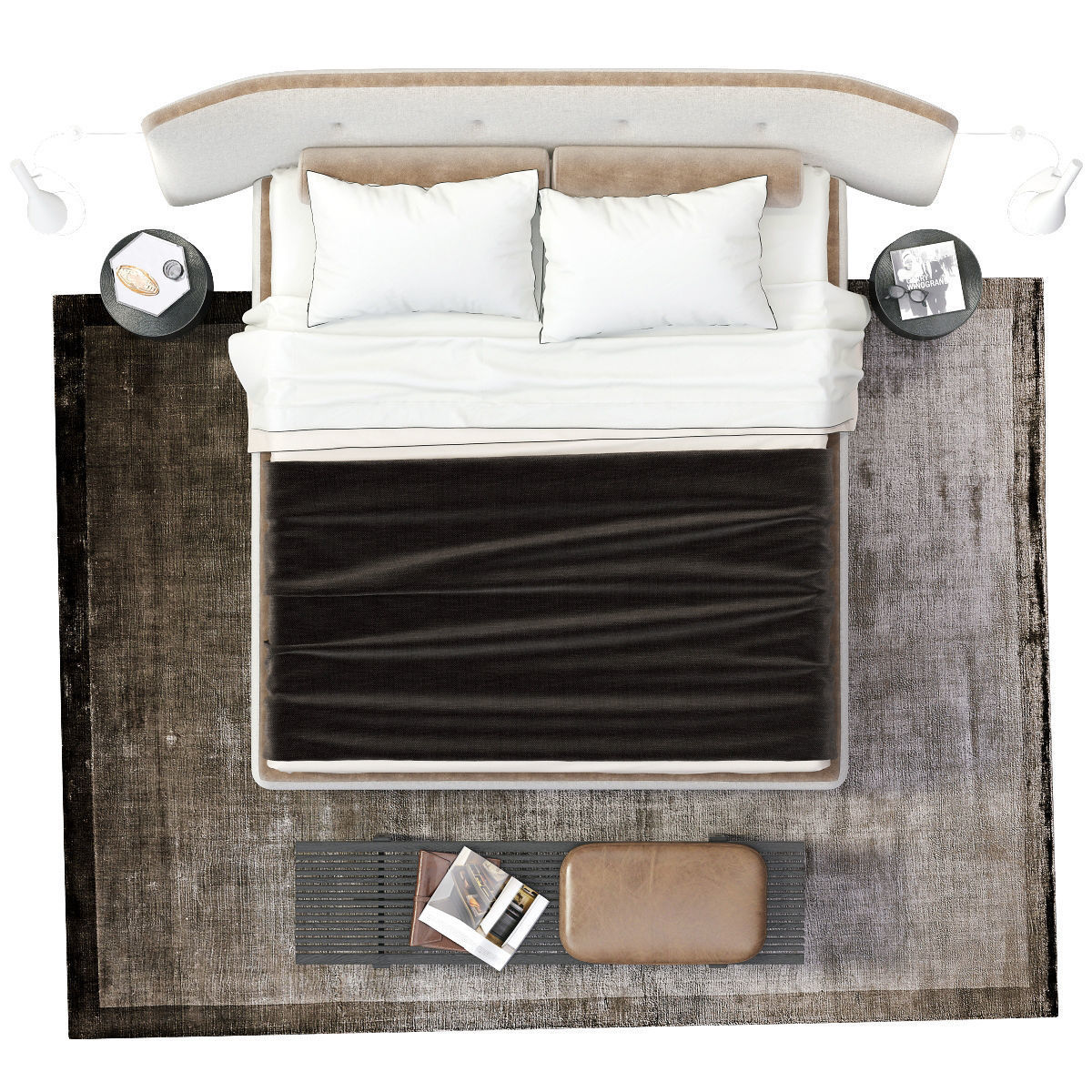 POLIFORM REVER BED SET 3D model | CGTrader