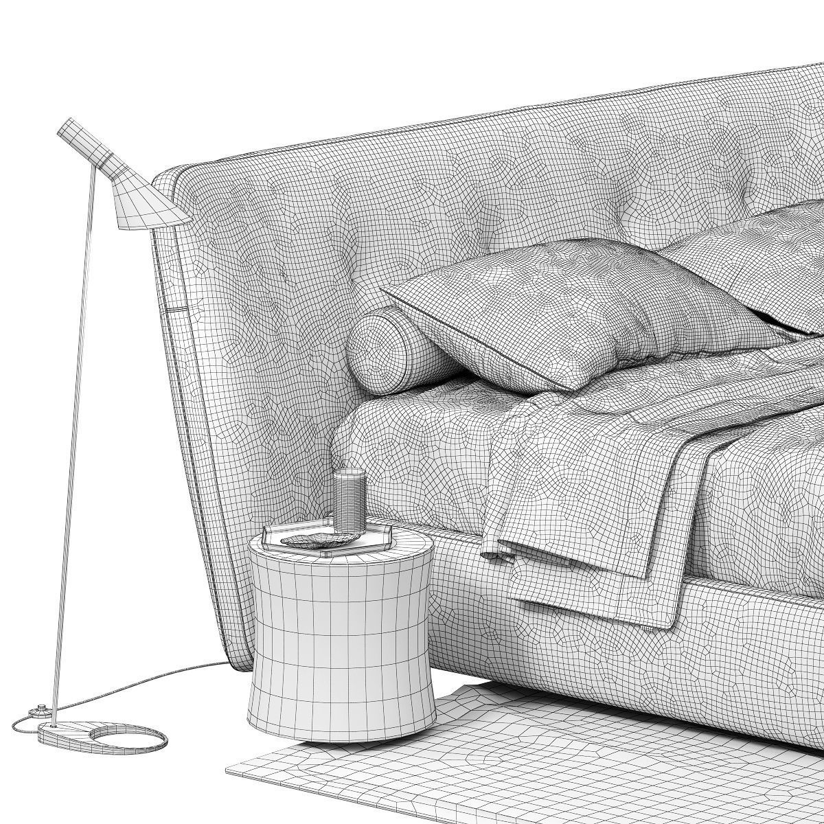 POLIFORM REVER BED SET 3D model | CGTrader