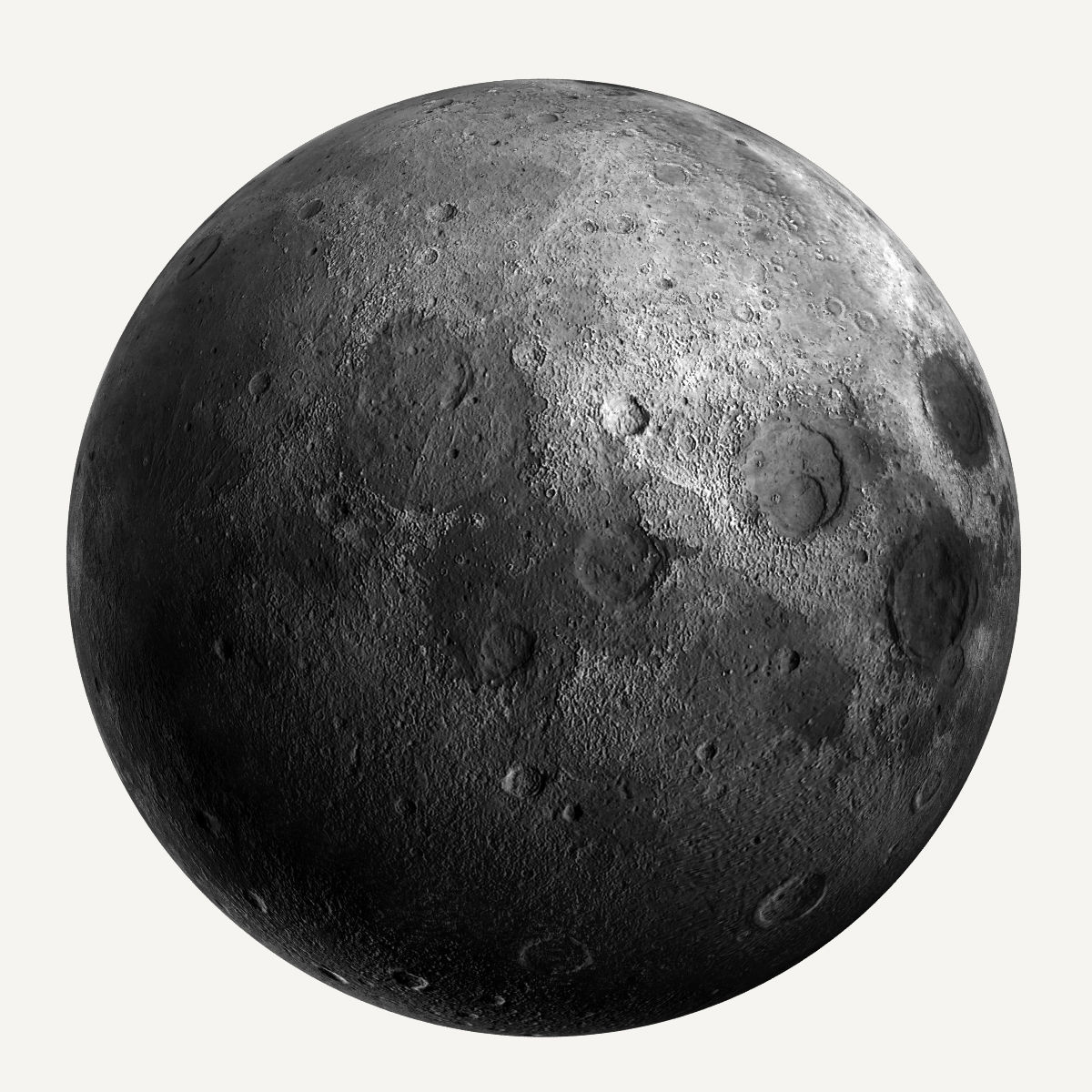3D model Moon Low poly 3d Model VR / AR / low-poly | CGTrader