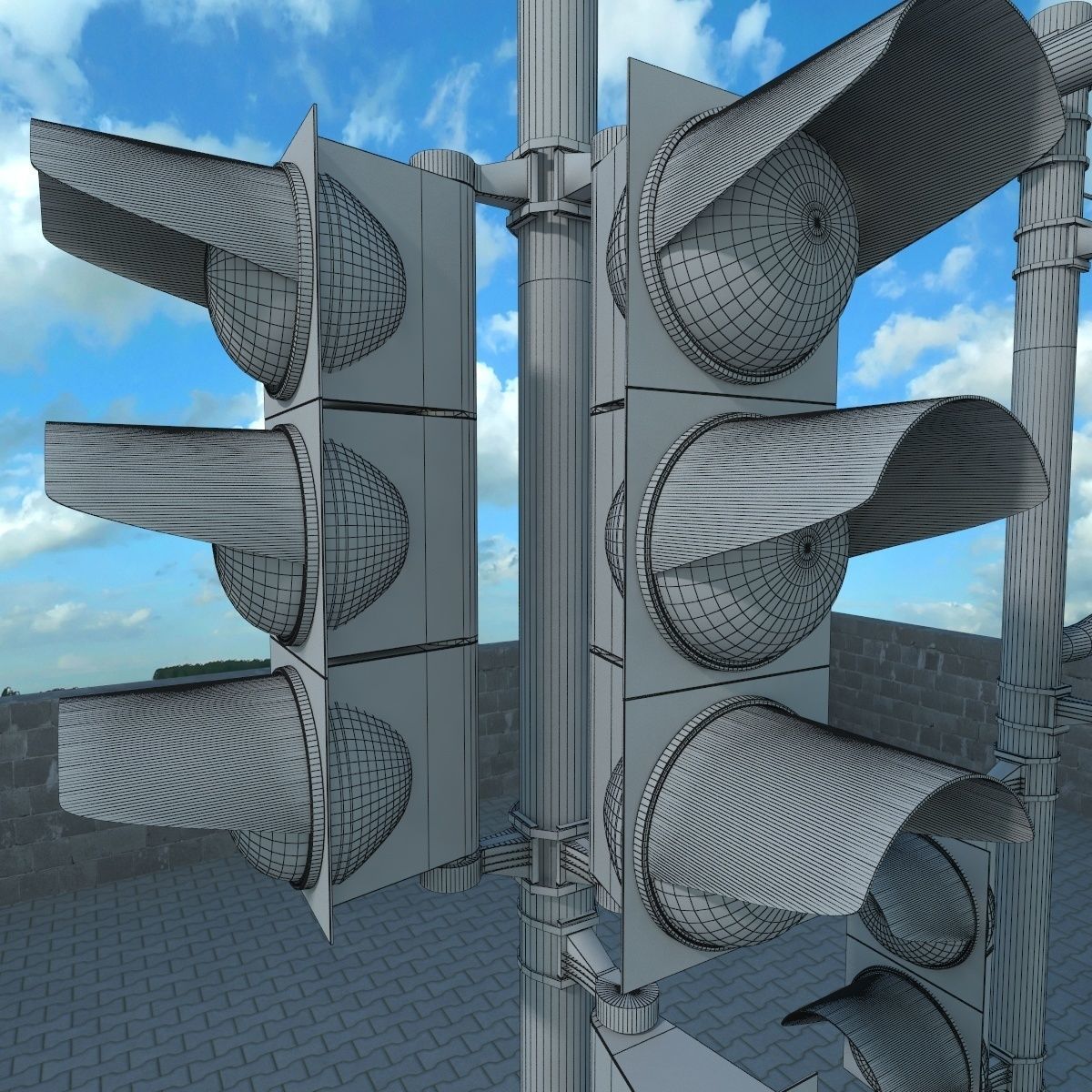 traffic lights collection 3D model | CGTrader