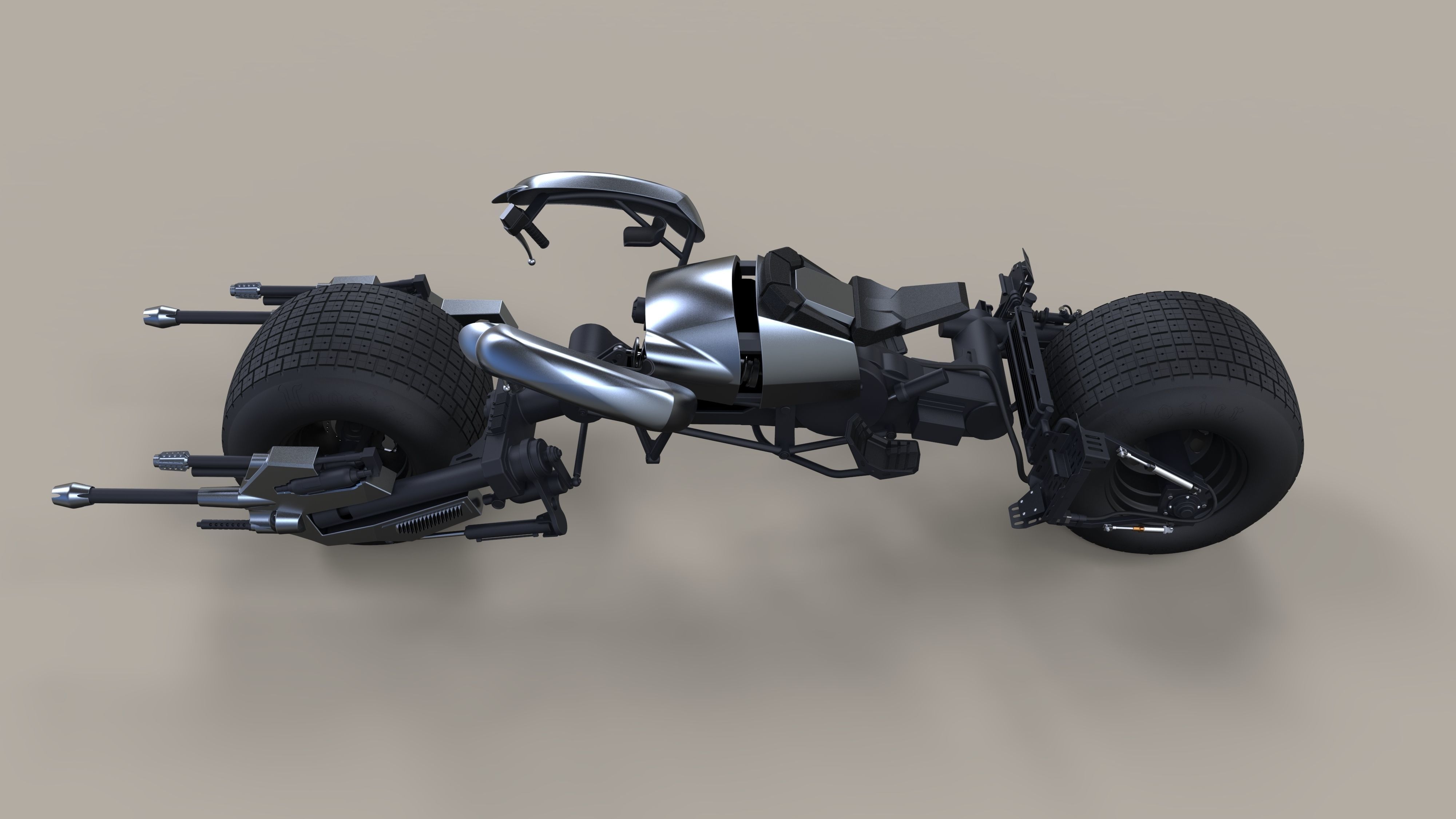 Batpod from The Dark Knight and The Dark Knight Rises 3D model | CGTrader