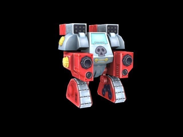 3D model Robots Grunt VR / AR / low-poly rigged animated | CGTrader