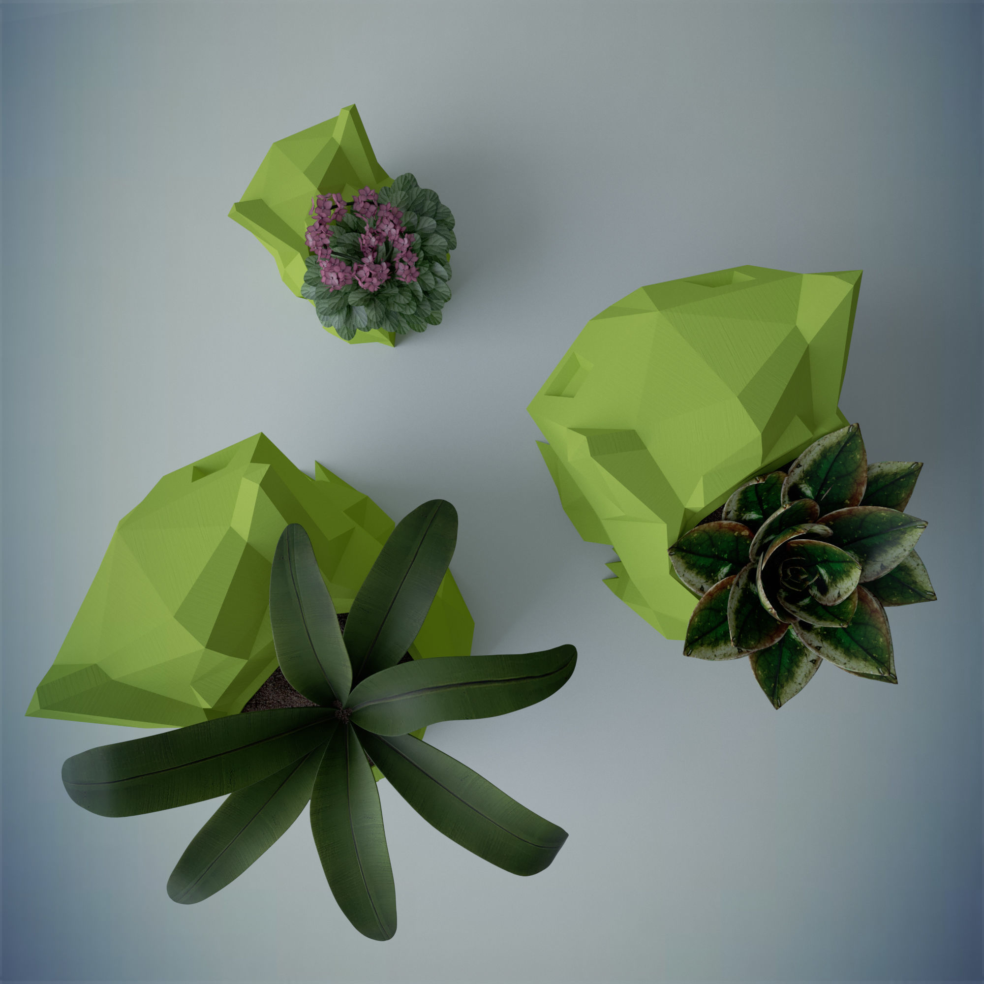 3D model Flower pot bulbasaur VR / AR / low-poly | CGTrader