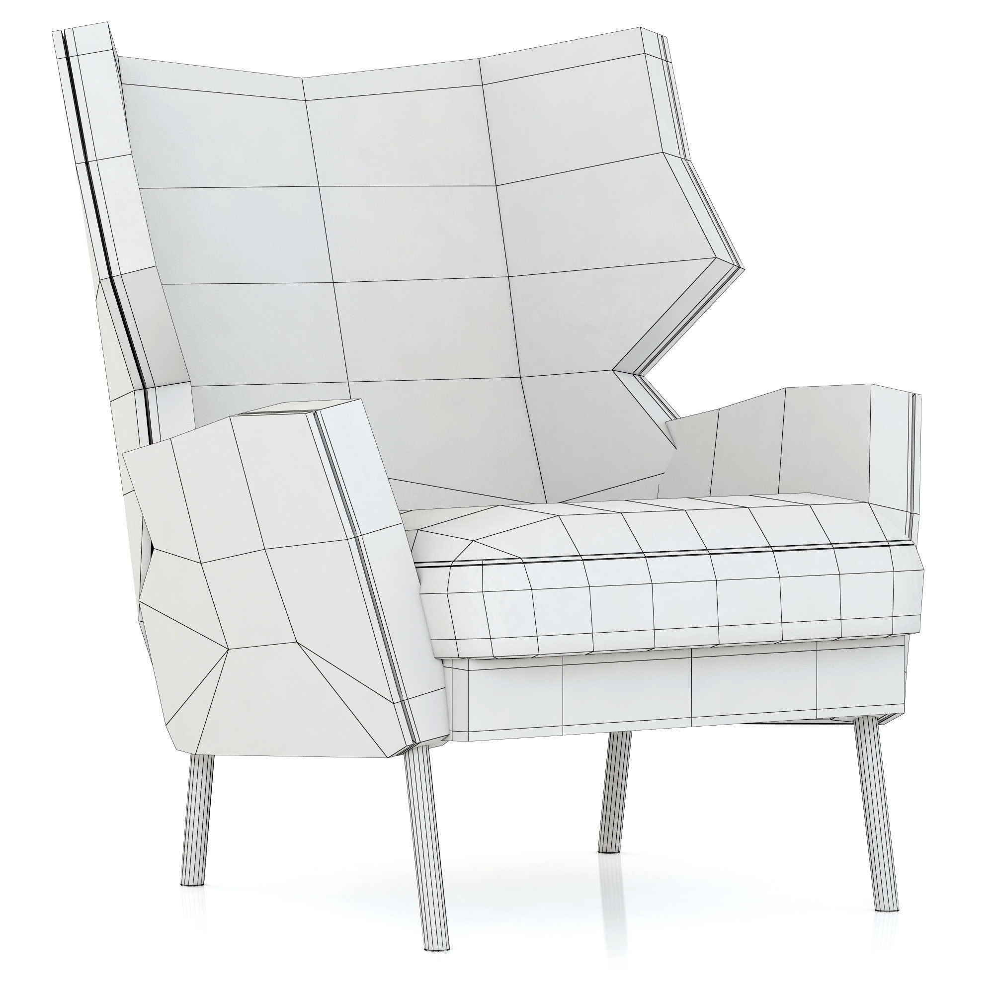 Sits Alex Armchair 3D model | CGTrader