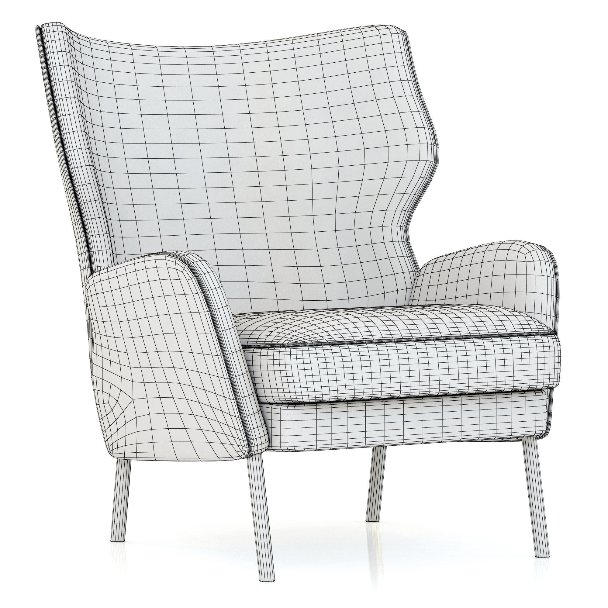 Sits Alex Armchair 3D model | CGTrader
