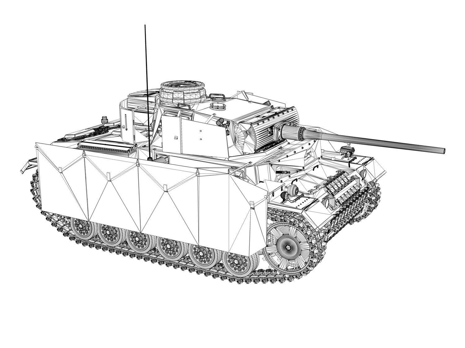 PzKpfw III - Panzer 3 - Ausf M 3D model | CGTrader