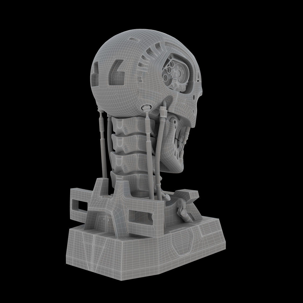 Terminator Genisys T-800 Skull Bust 3D model | CGTrader