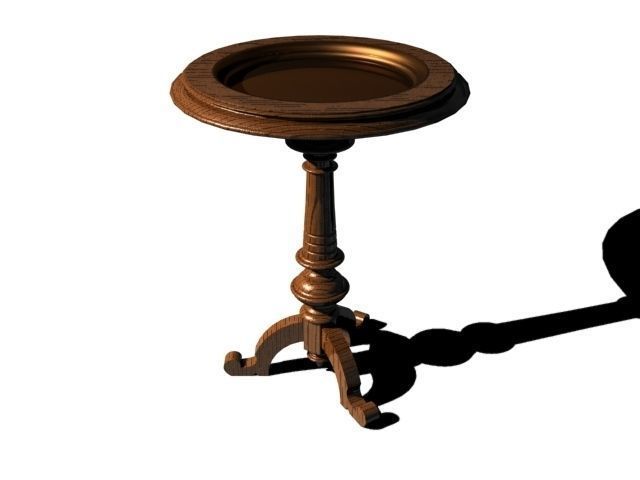 simple card table 3D model | CGTrader