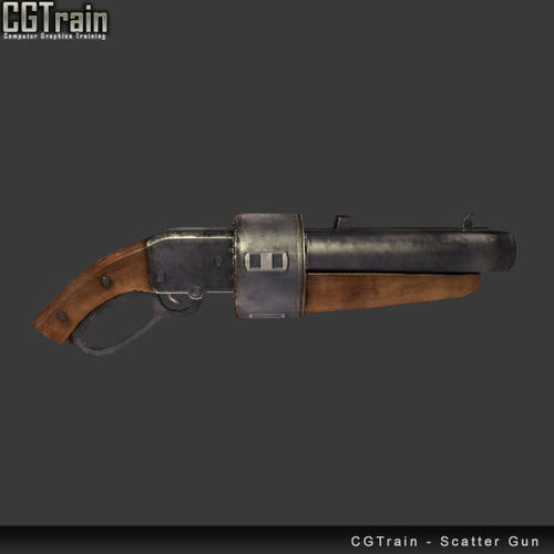 3D model Scatter Gun VR / AR / low-poly | CGTrader