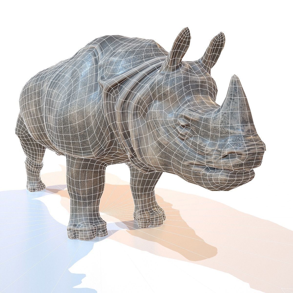 3D model Rhino VR / AR / low-poly | CGTrader