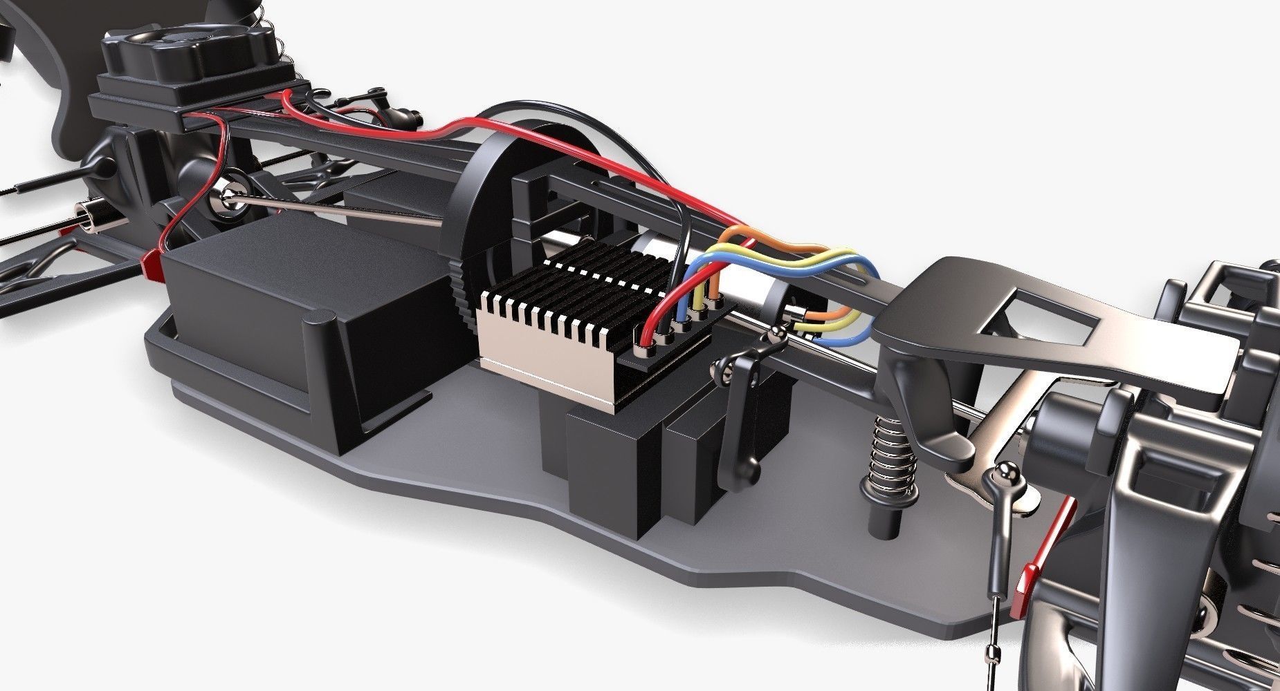 RC Car Rigged 3D model rigged | CGTrader