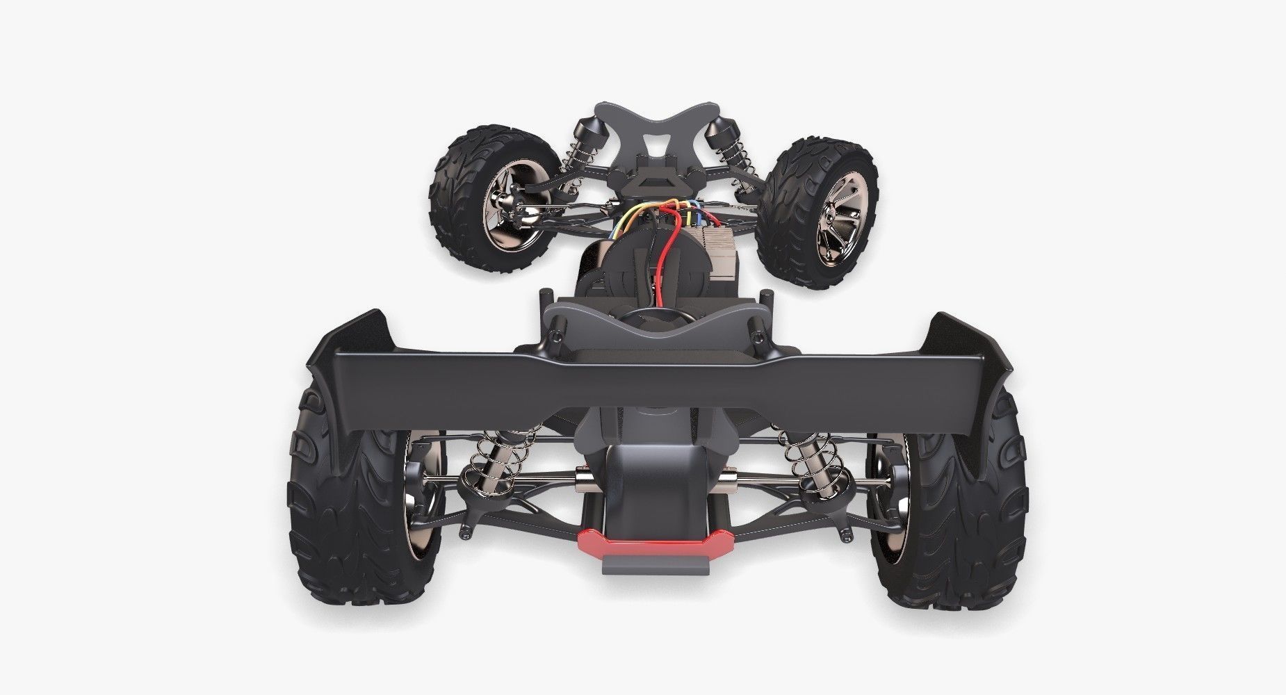RC Car Rigged 3D model rigged | CGTrader