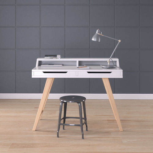 Work Desk Scandinavian White 3D model | CGTrader