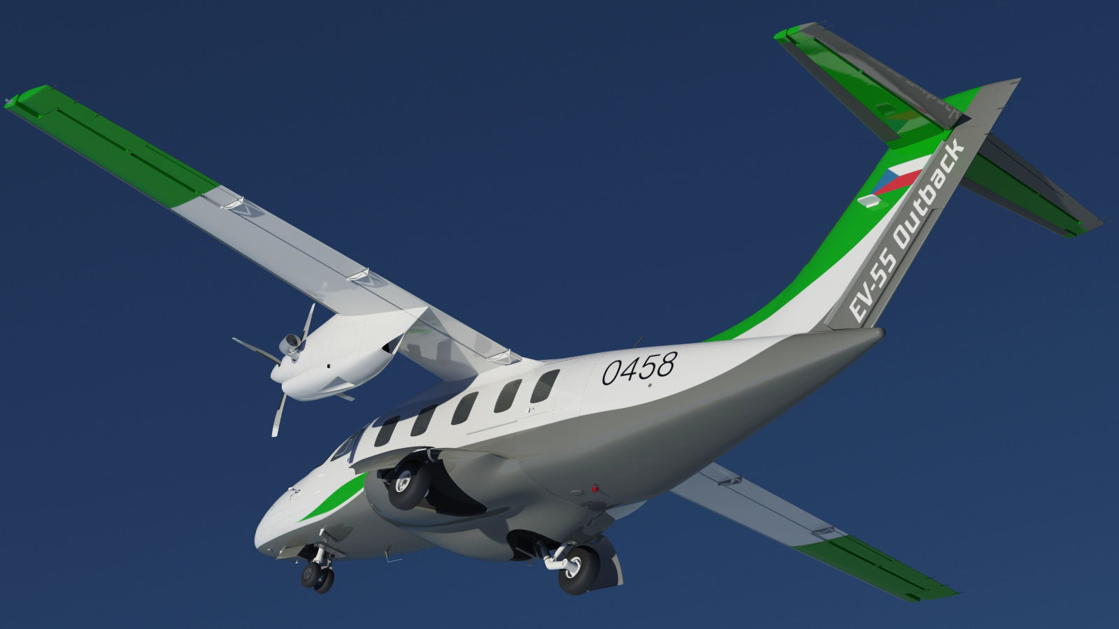 Evektor EV-55 Outback 3D model | CGTrader