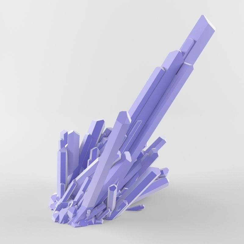 Crystal Emerald Quartz 3D Model Gem 3D model | CGTrader
