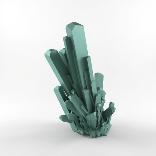 Crystal Emerald Quartz 3D Model Gem Pack 20 Pieces 3D Model MAX OBJ FBX ...