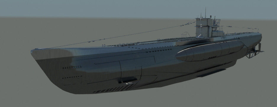 Type VII- U-Boat 3D model | CGTrader