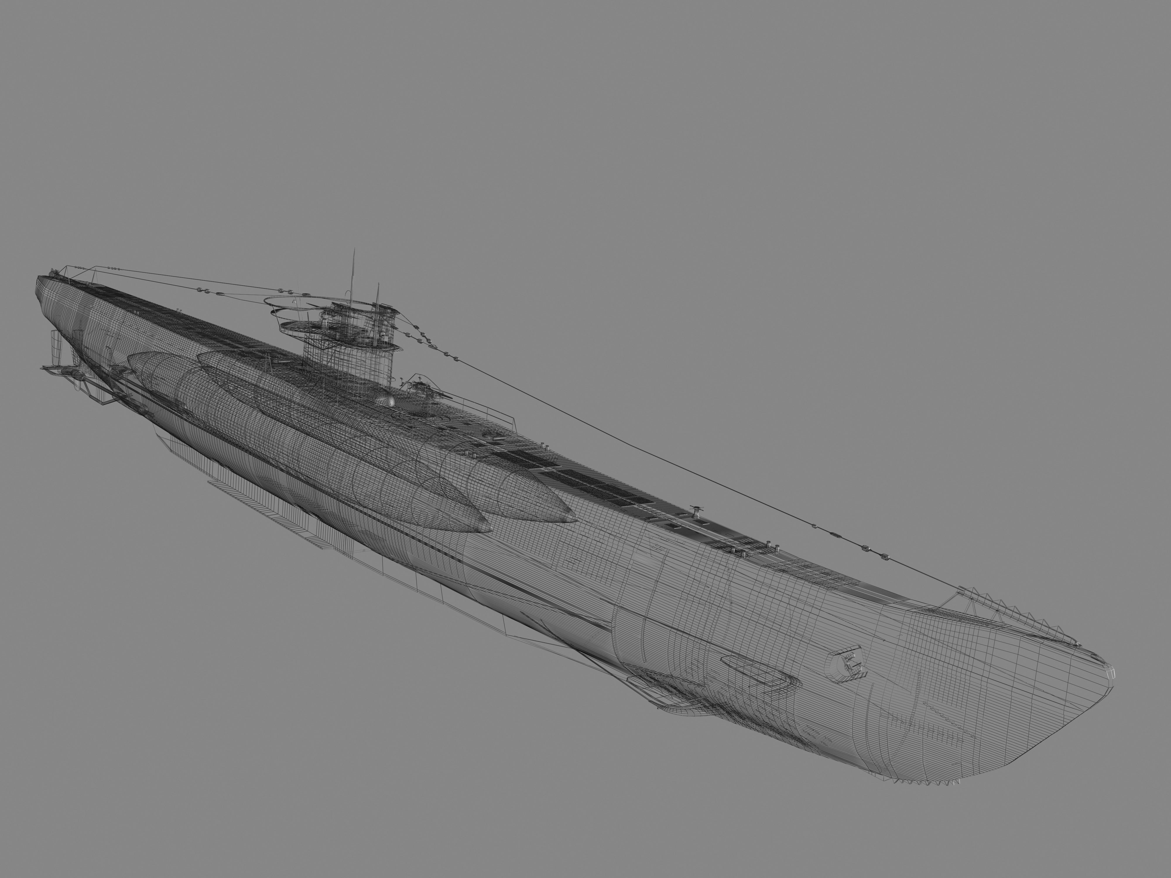 Type VII- U-Boat 3D model | CGTrader