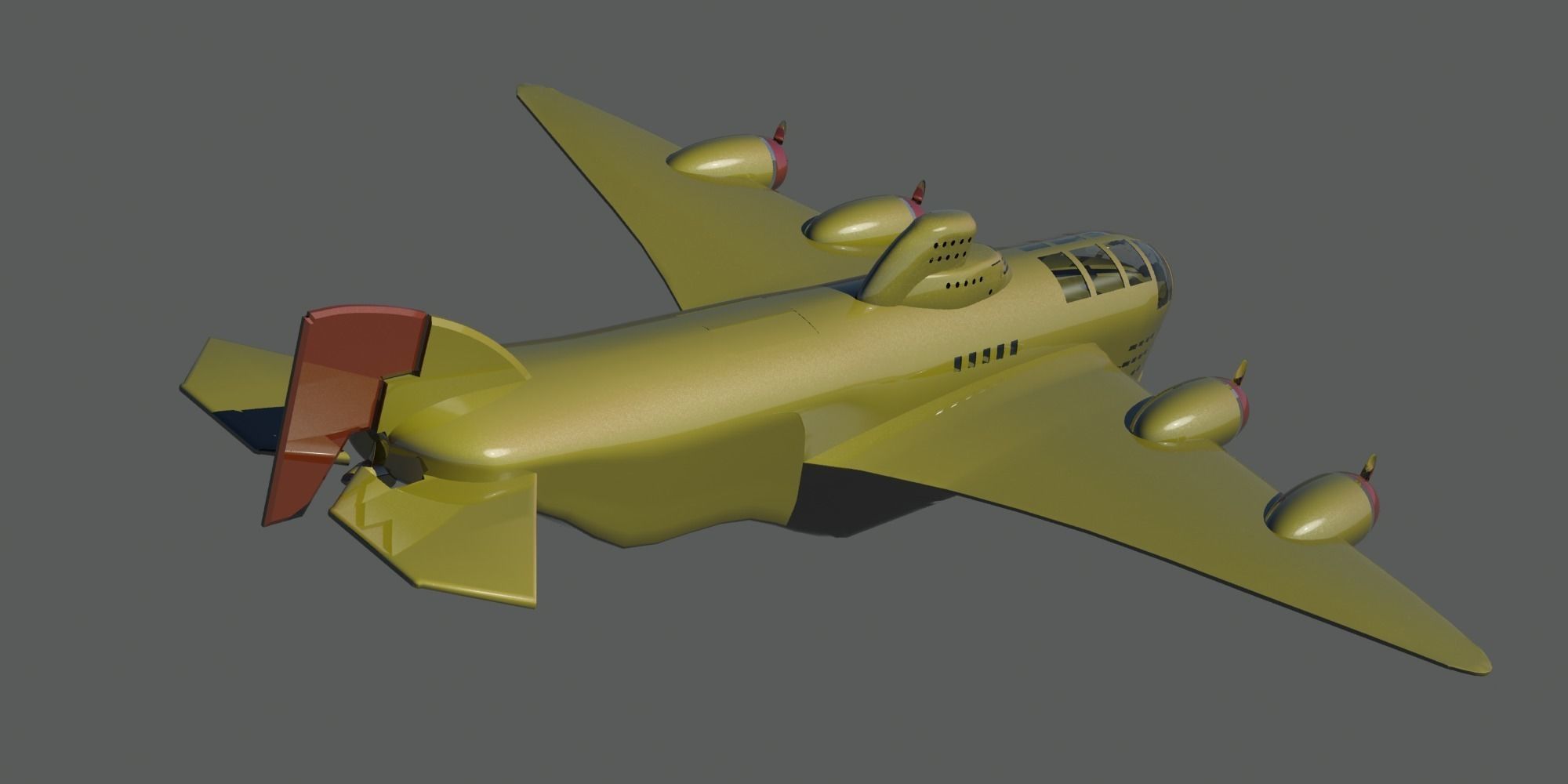 Flying submarine Cruiser 3D model | CGTrader