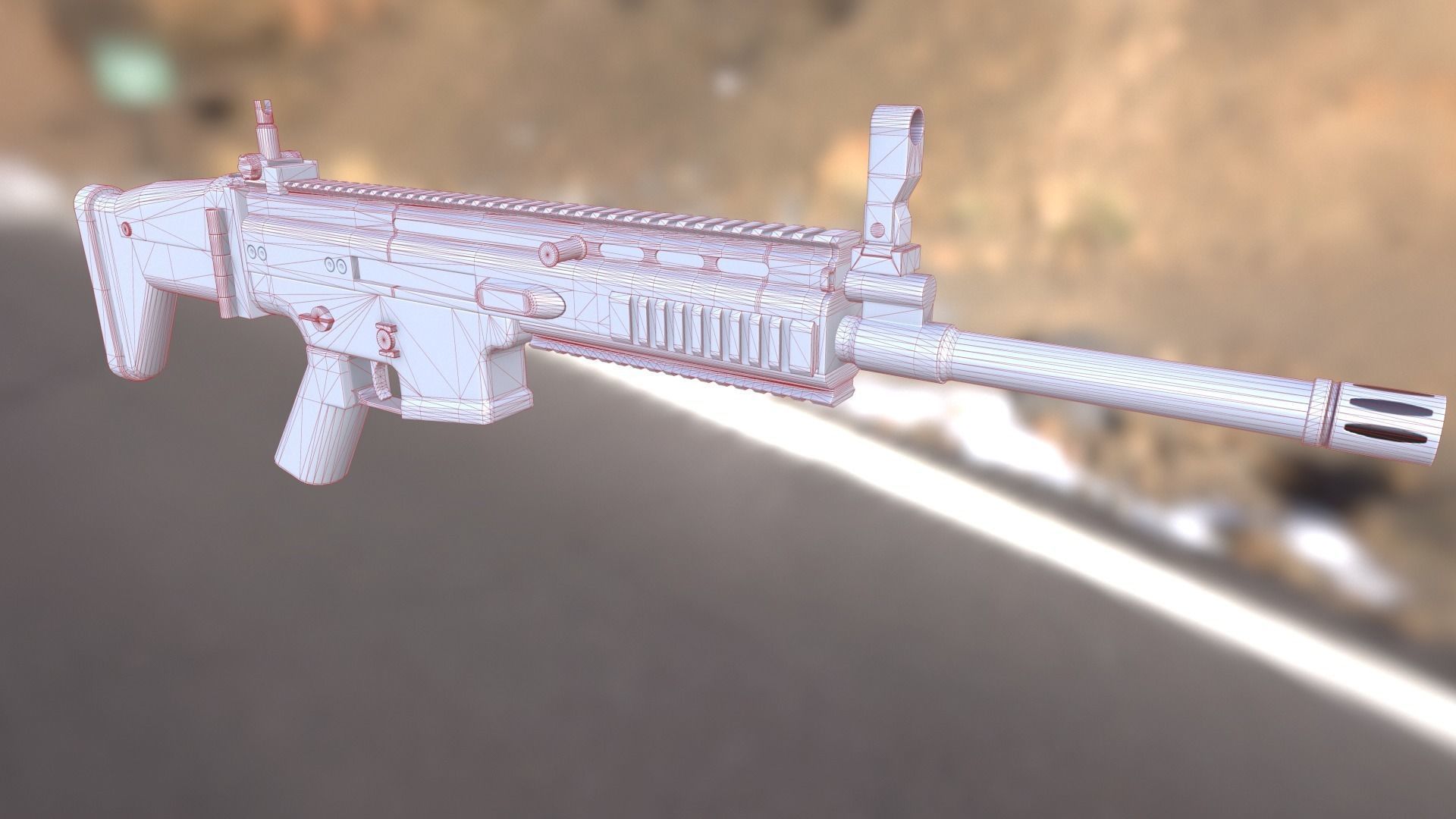 Scar-L Low Poly 3D model | CGTrader