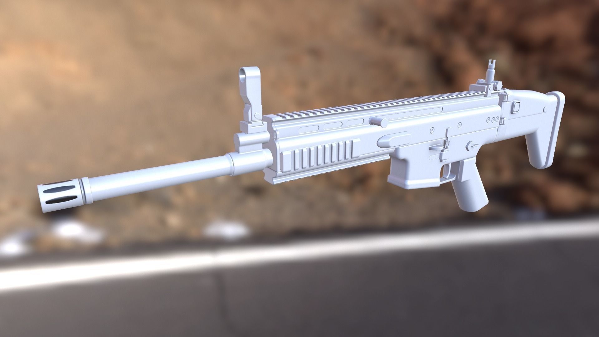 Scar-L Low Poly 3D model | CGTrader