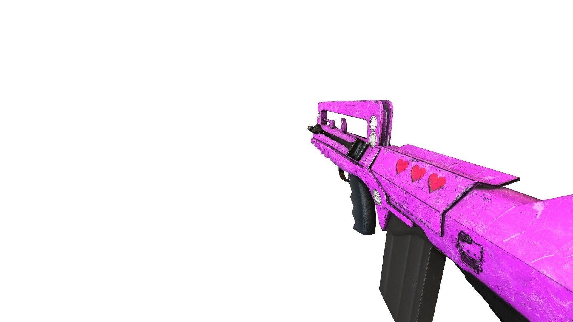 3D model famas gun with handle VR / AR / low-poly | CGTrader