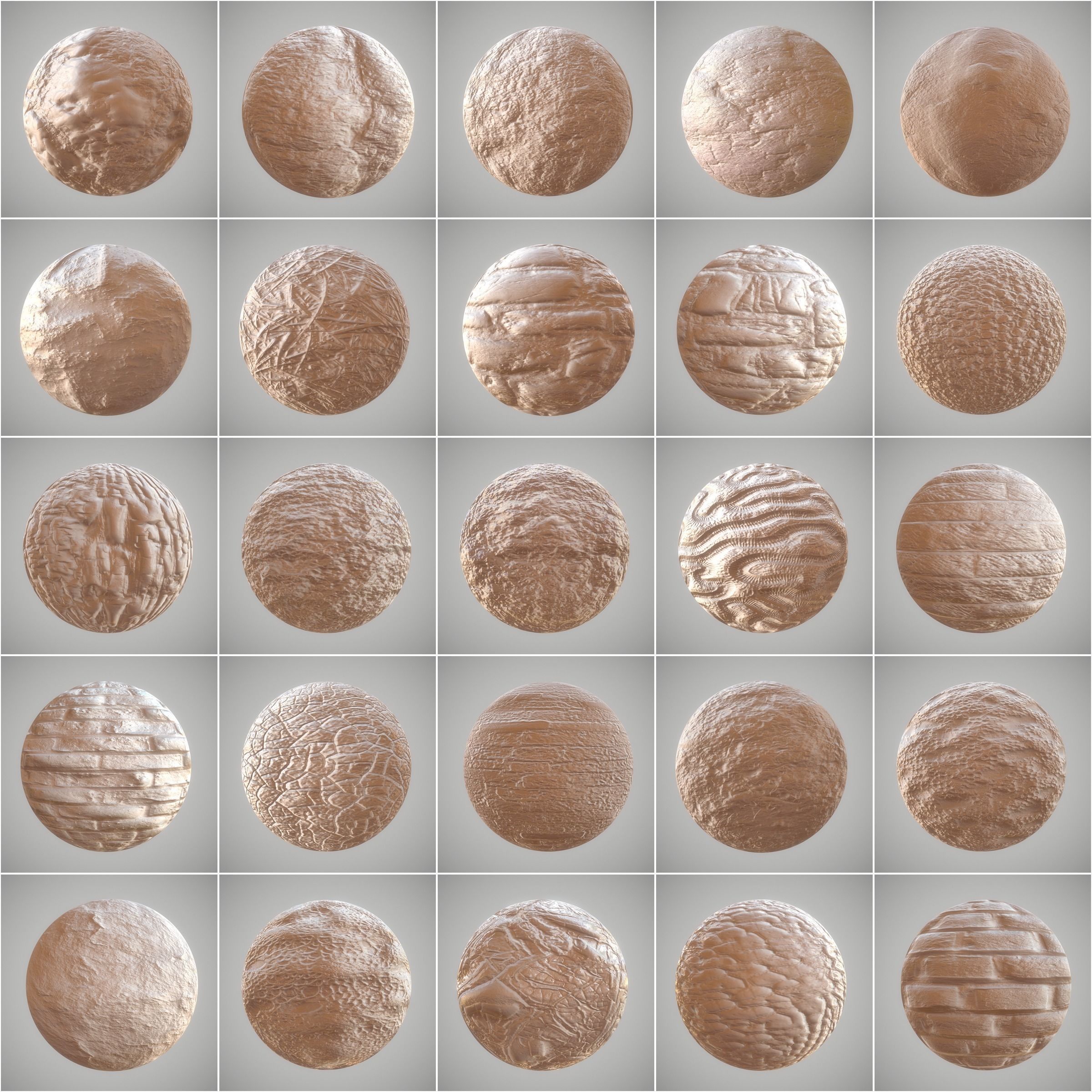 25 Seamless PBR Materials Collection Vol 1 Texture | CGTrader