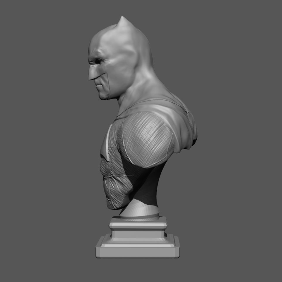 Batman bust 3D model 3D printable | CGTrader