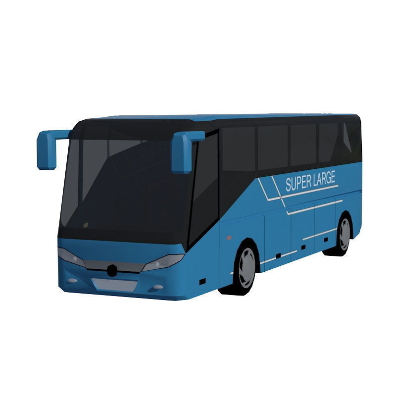 3D model Low poly BUS set VR / AR / low-poly | CGTrader