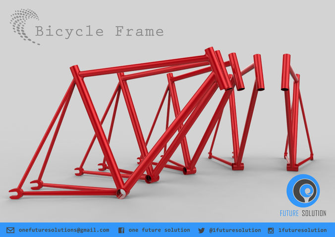 Bicycle Frame free 3D model | CGTrader