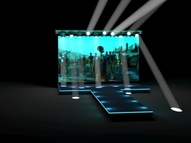 stage free 3D model 3D printable | CGTrader