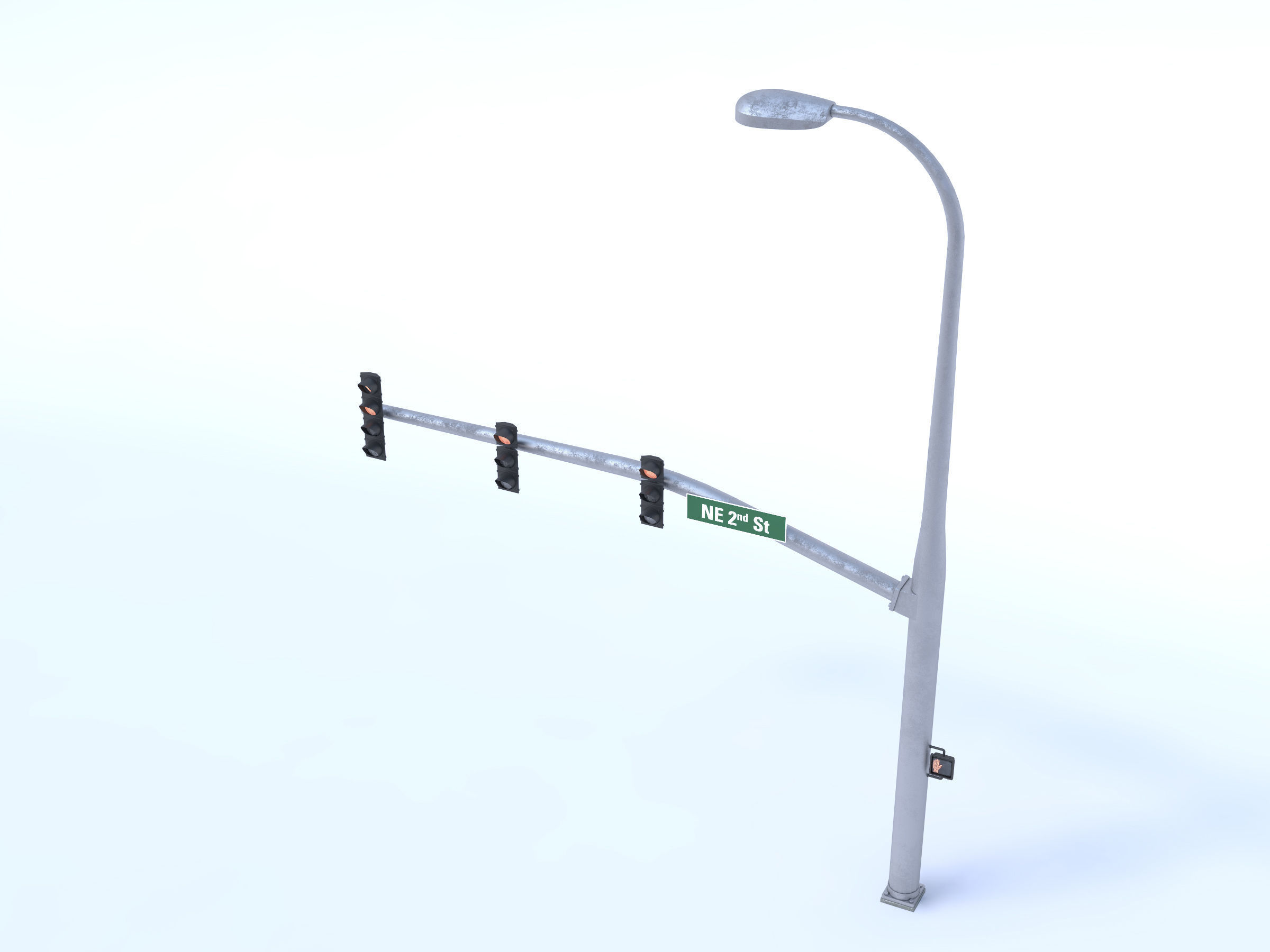 Traffic Lights free 3D model | CGTrader