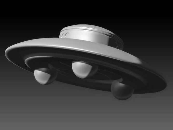 Classic UFO 3D model 3D printable | CGTrader