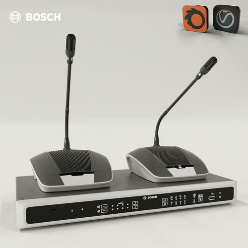 Bosch CCS 1000 Digital Discussion System 3D model | CGTrader
