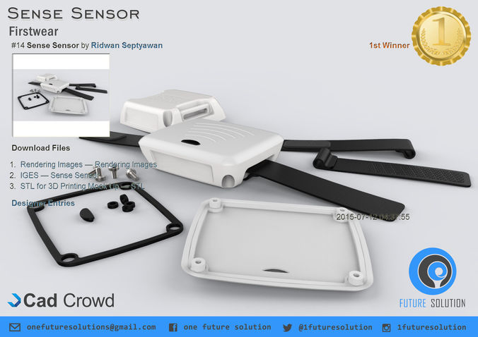 Sense Sensor free 3D model animated | CGTrader