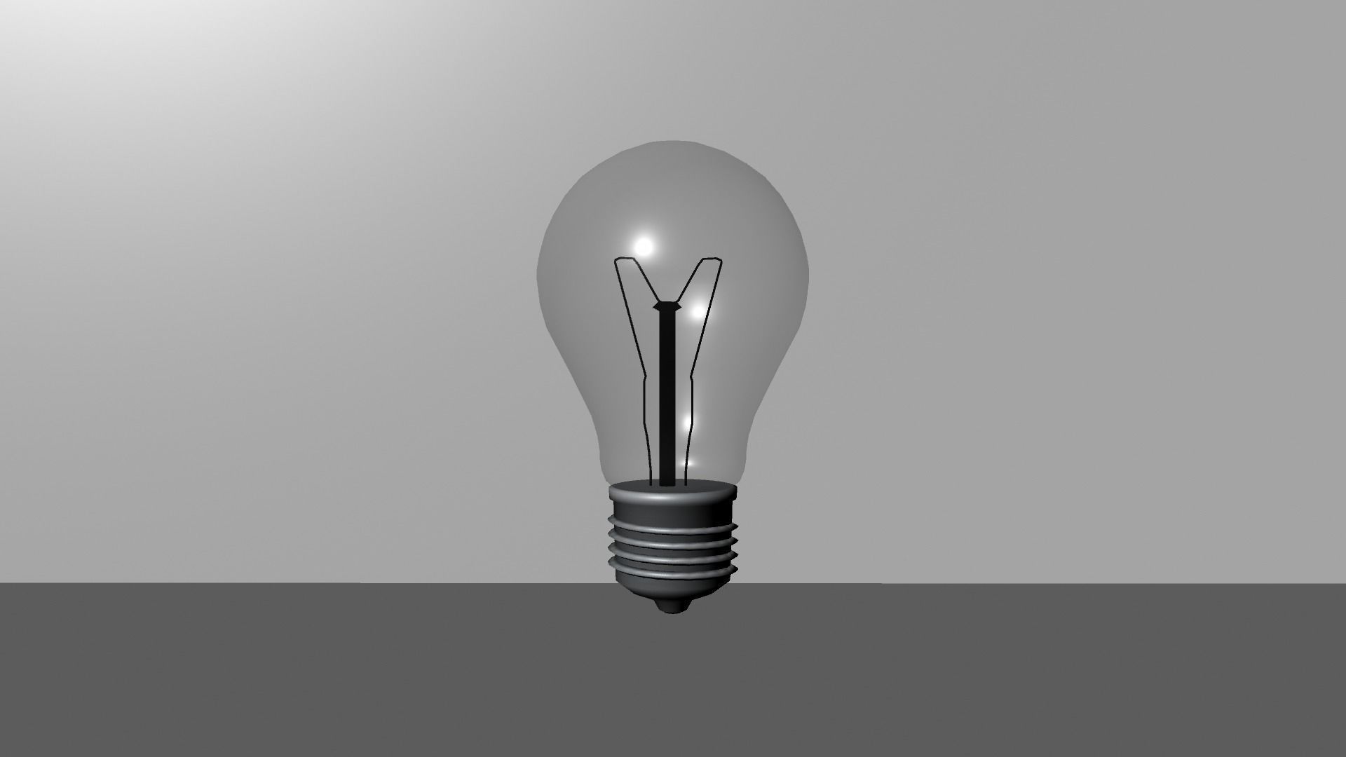 3D model Low-poly Incandescent Lightbulb VR / AR / low-poly | CGTrader