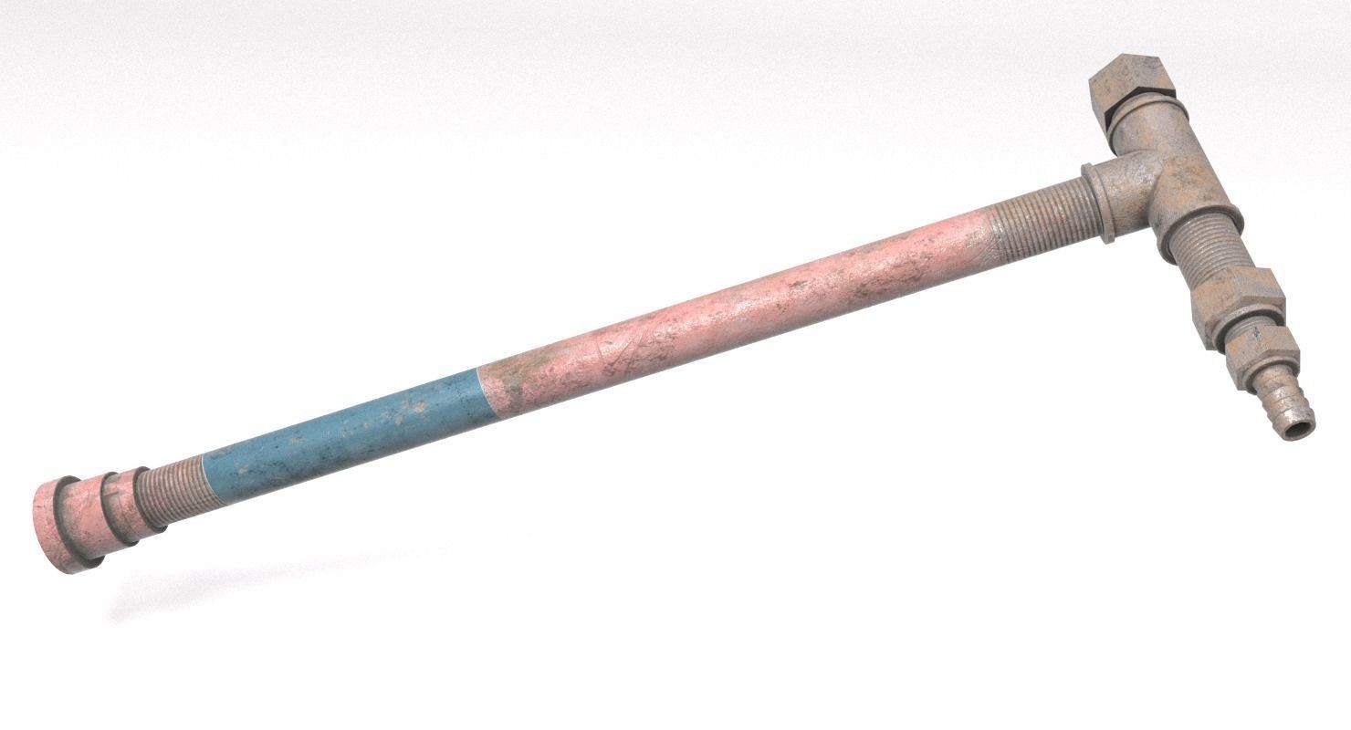 3D model Pipe Weapon PBR VR / AR / low-poly | CGTrader