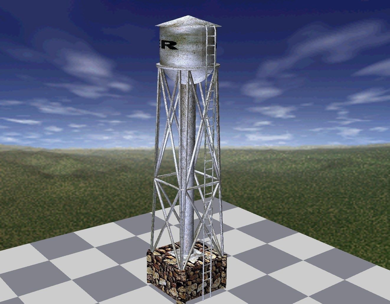 3D model Water Reservoir Textured VR / AR / low-poly | CGTrader