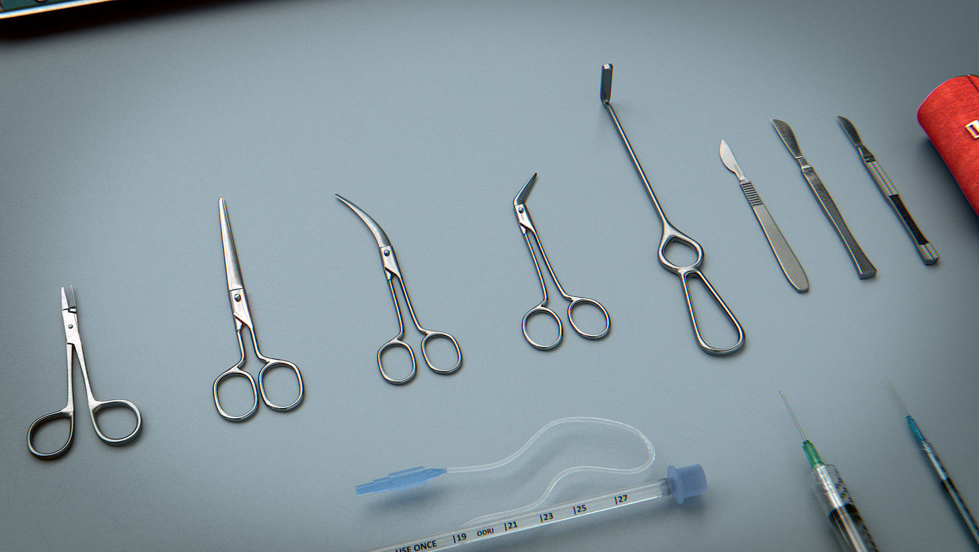 3D model Surgical Instruments - Medical Equipment Collection VR / AR ...