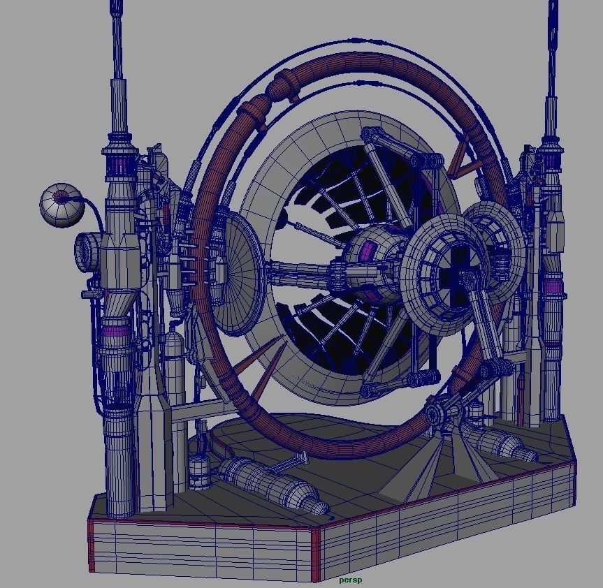 Time Machine 3D model animated | CGTrader