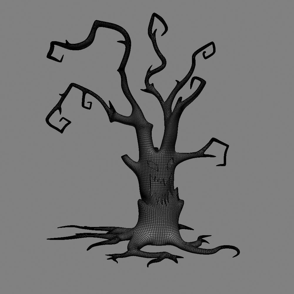 Scary tree 3D model | CGTrader