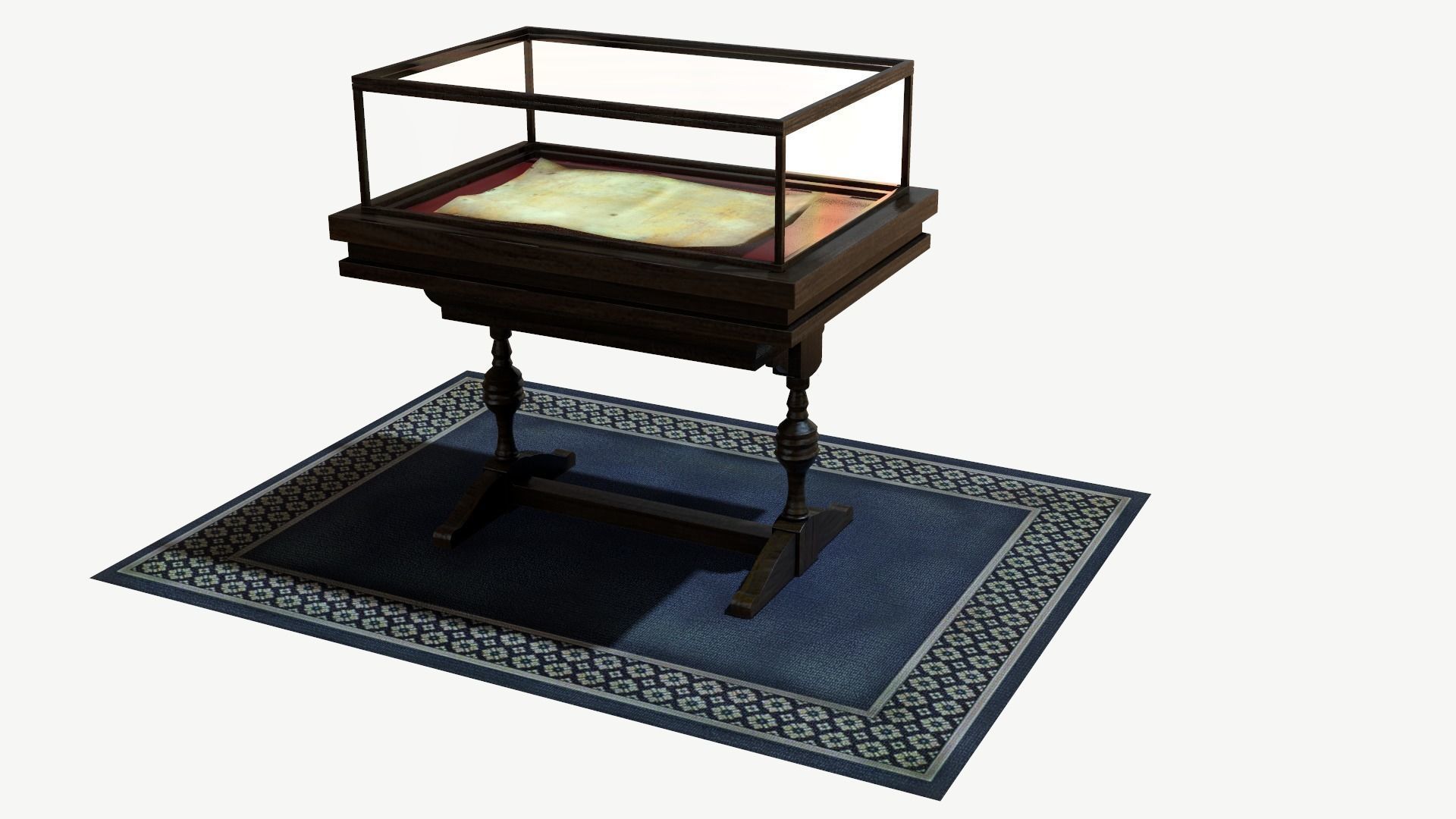 3D model Display Case VR / AR / low-poly | CGTrader