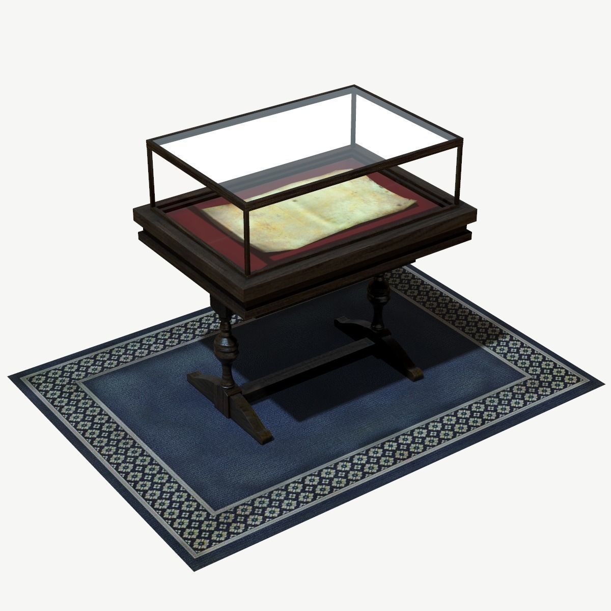 3D model Display Case VR / AR / low-poly | CGTrader