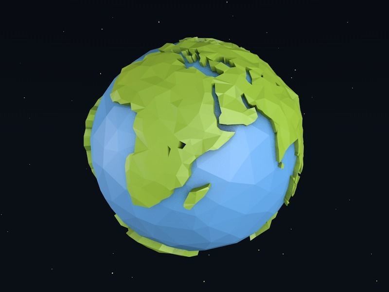 3D model Low Poly Solar System VR / AR / low-poly | CGTrader