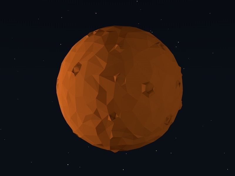 3D model Low Poly Solar System VR / AR / low-poly | CGTrader